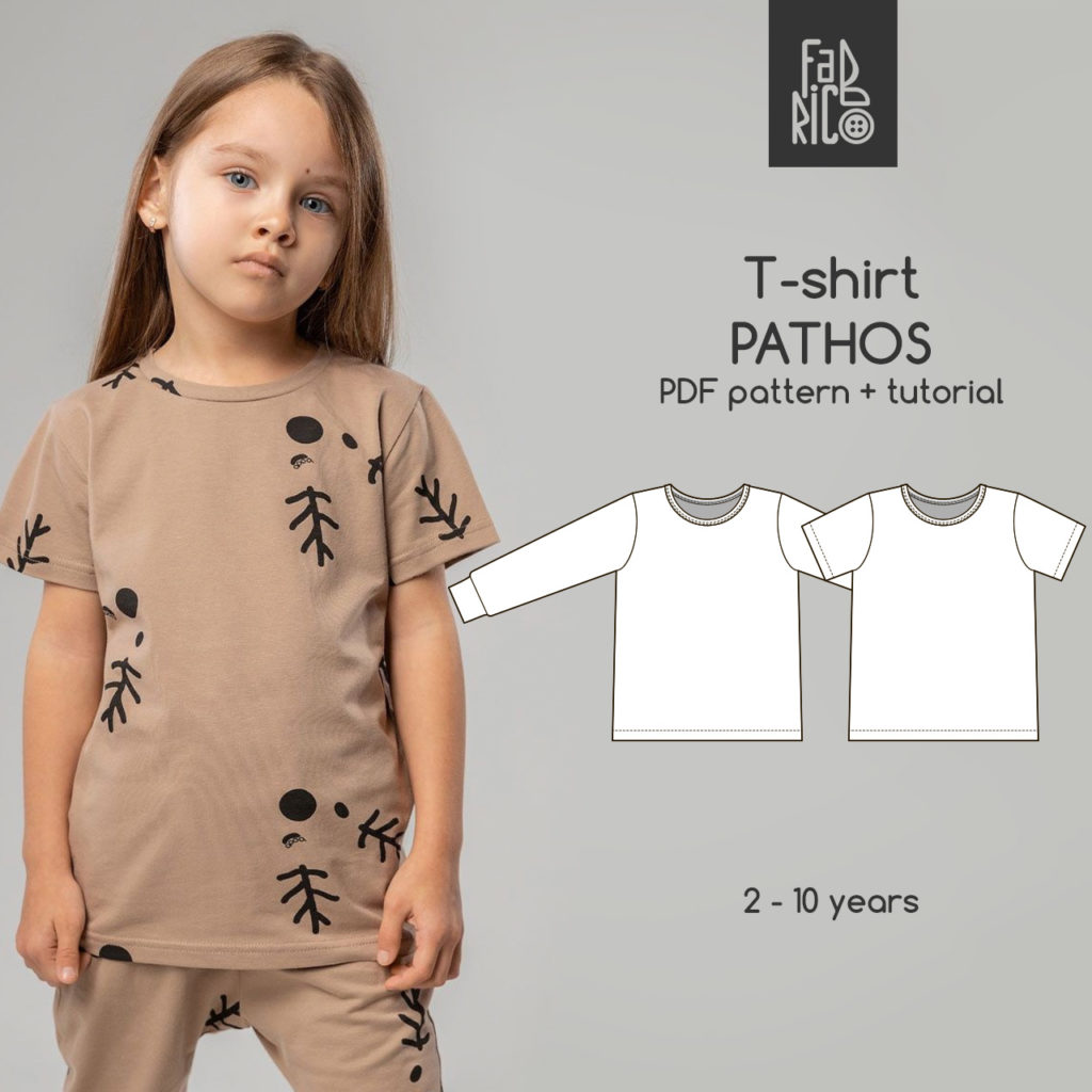 Children's T-shirt Pathos sewing pattern - Fabrico