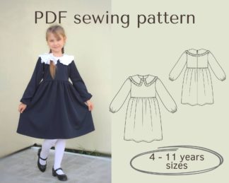 Girls renaissance dress Oxford sewing pattern - Fabrico