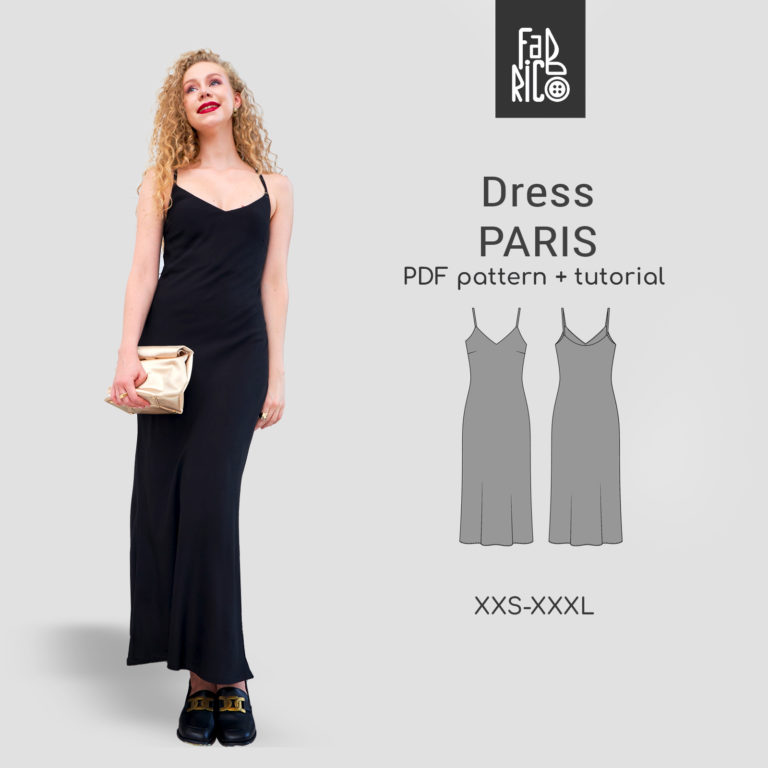 Kiwi women’s dress sewing pattern – Fabrico