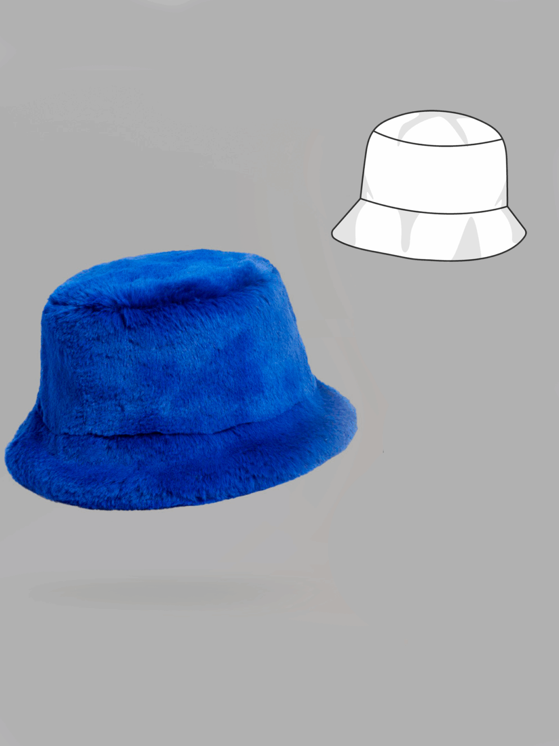 Isolde women's bucket hat sewing pattern + video tutorial - Fabrico