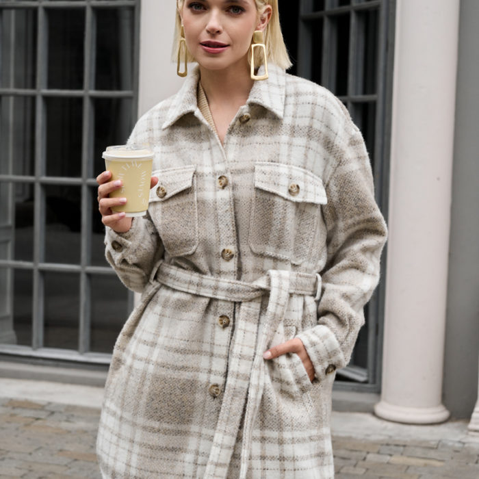 Karoline women's shacket sewing pattern - Fabrico