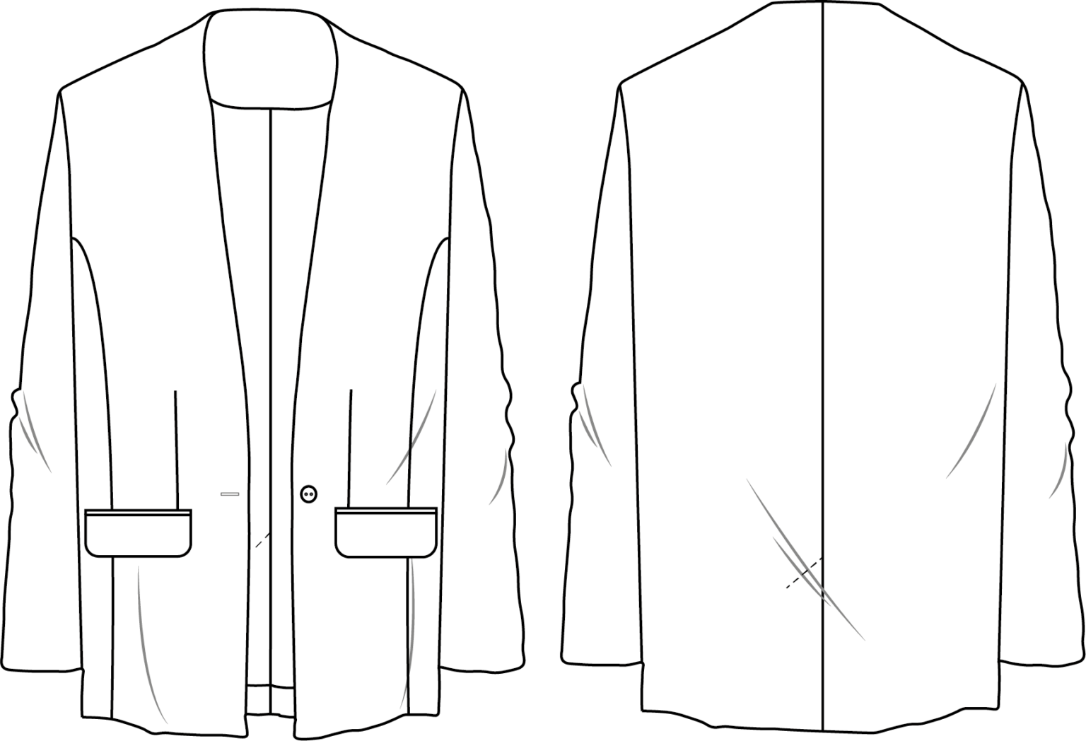 Grace Womens Jacket Sewing Pattern Video Tutorial Fabrico