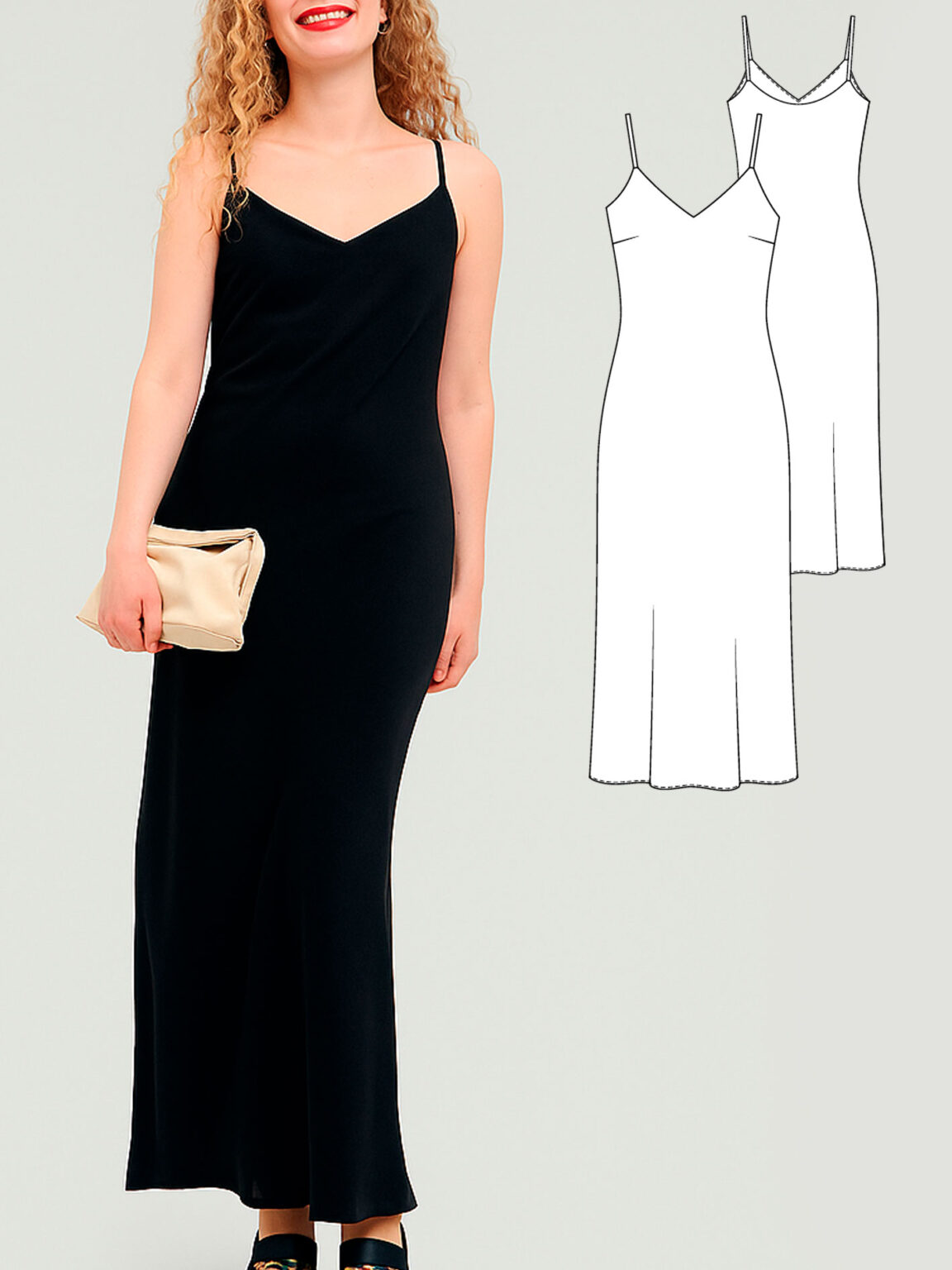 Women's dress patterns in PDF - Fabrico patterns and video tutorials