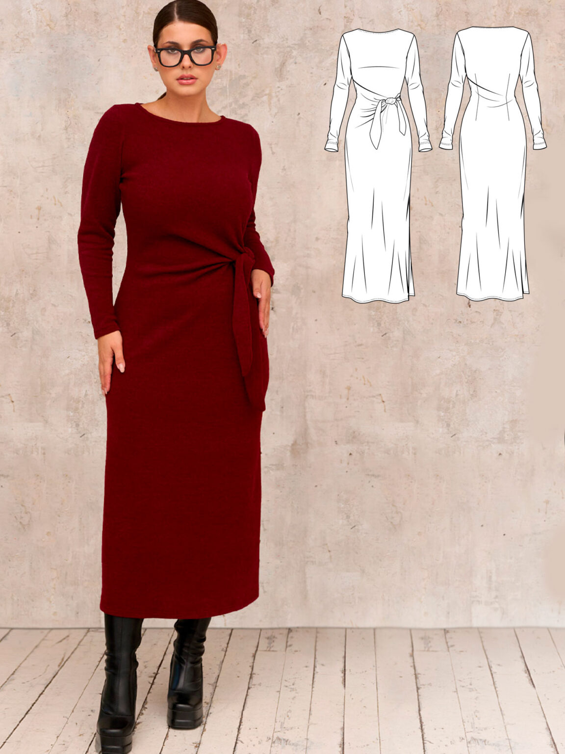 Women's dress patterns in PDF - Fabrico patterns and video tutorials