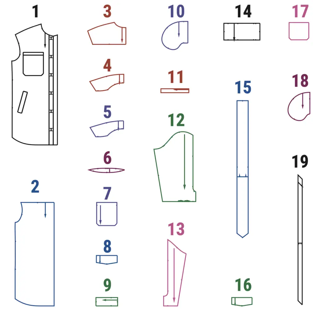 Karoline women's shacket sewing tutorial - Fabrico