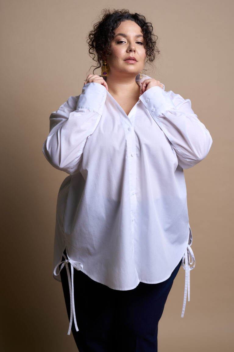 Acacia women's shirt sewing pattern + video tutorial - Fabrico